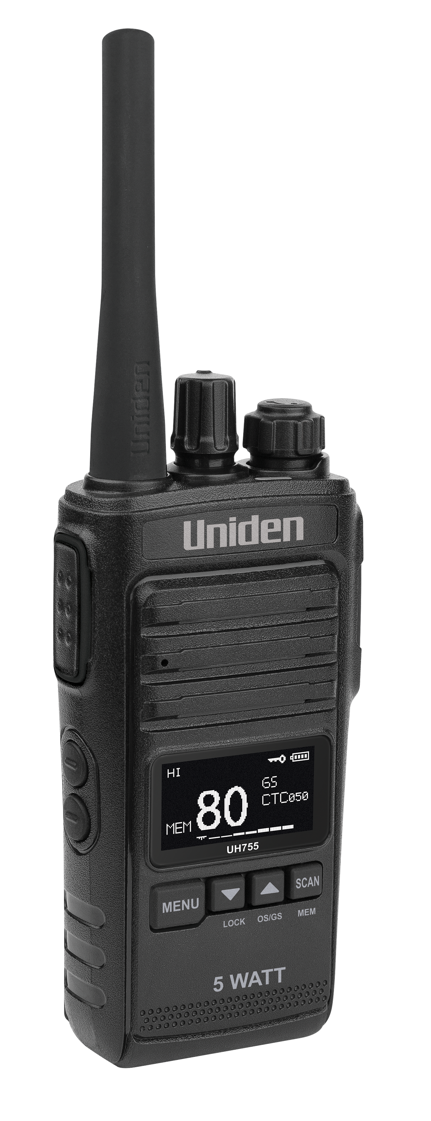 UH755-2DLX | 5 Watt UHF CB Splashproof Handheld Radio – Deluxe Pack ...