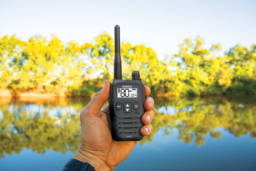 UH825-2TP 2 Watt UHF Handheld 2-Way Radio Tradies Pack – Uniden