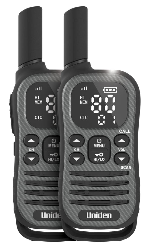 Uniden UH620-2 Max UHF CB Radio Twin Pack – 80 Channel Handheld
