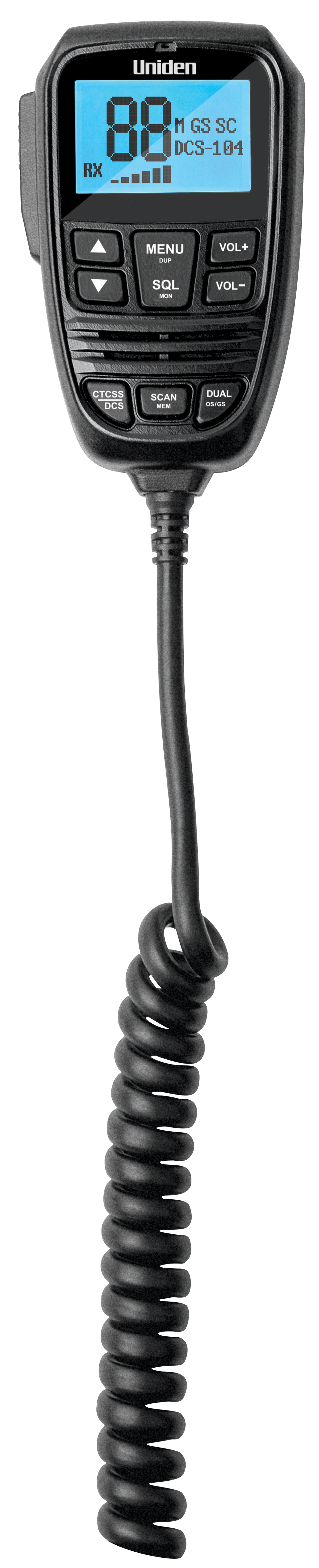 X76 Mini Compact UHF CB Mobile With Remote Speaker MIC and Large LCD ...