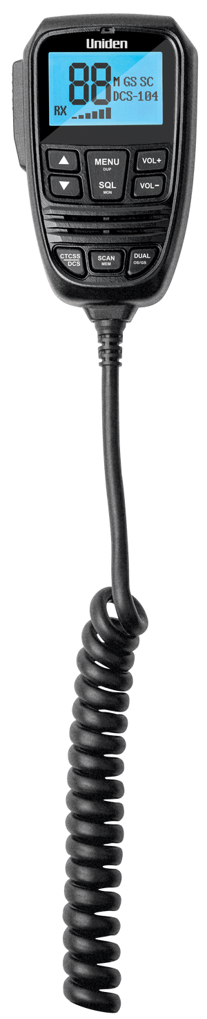 X76 Mini Compact UHF CB Mobile With Remote Speaker MIC and Large LCD ...