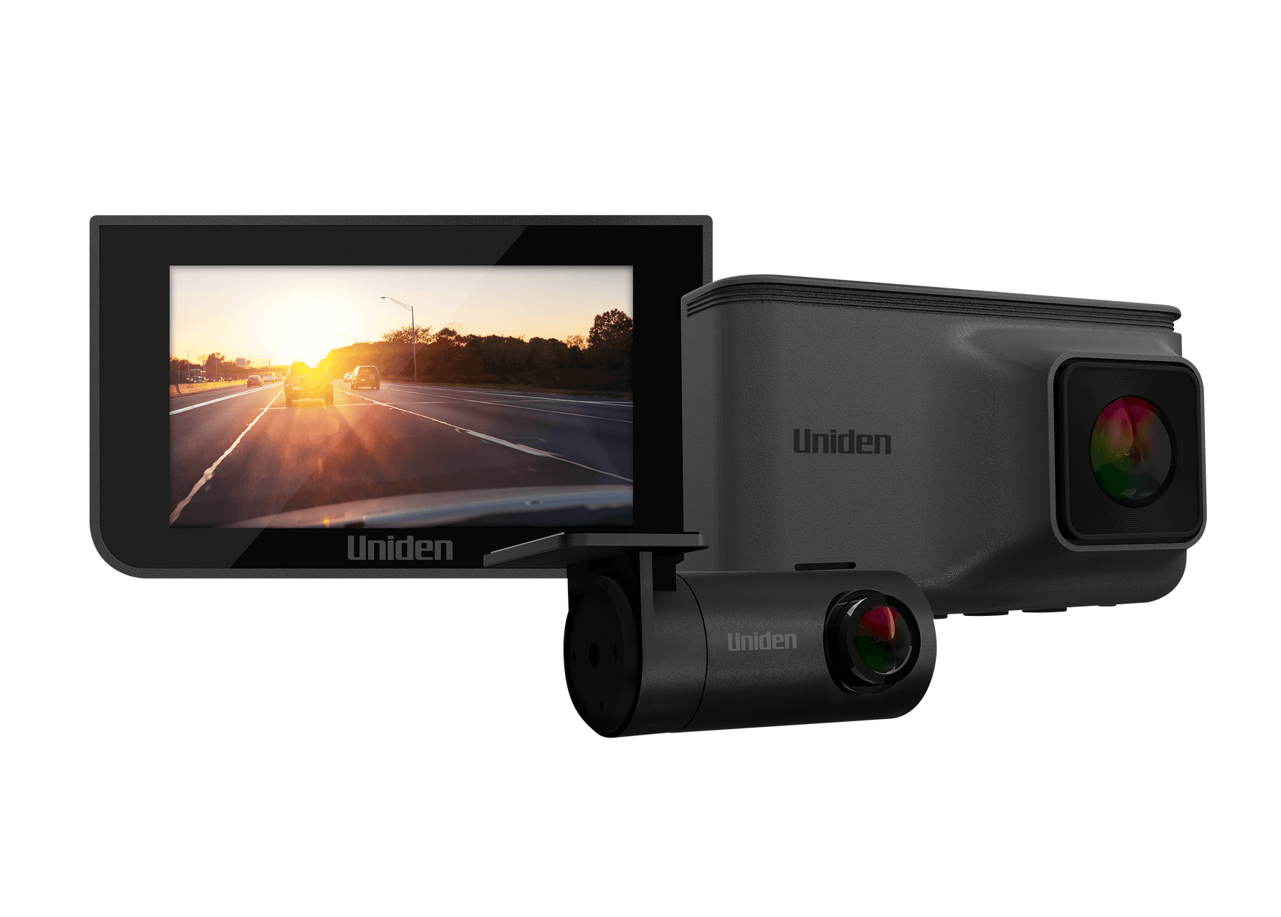 iGO CAM 45R 2K Smart Dash Cam with FULL HD Rear View Camera and 3” LCD ...